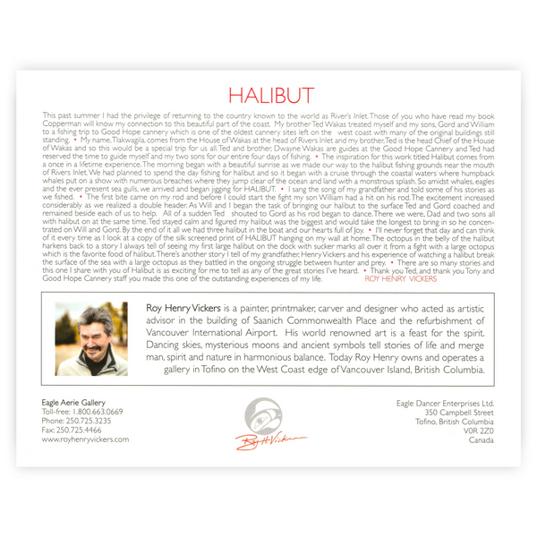 Halibut - ART CARD – Roy Henry Vickers Gallery