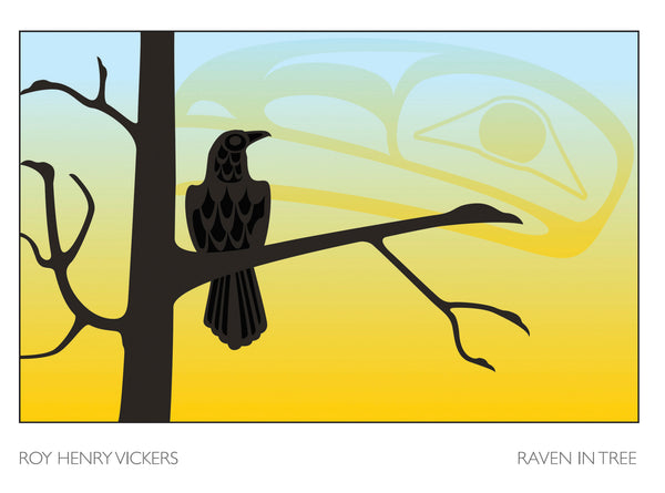 RAVEN IN TREE - ART CARD – Roy Henry Vickers Gallery
